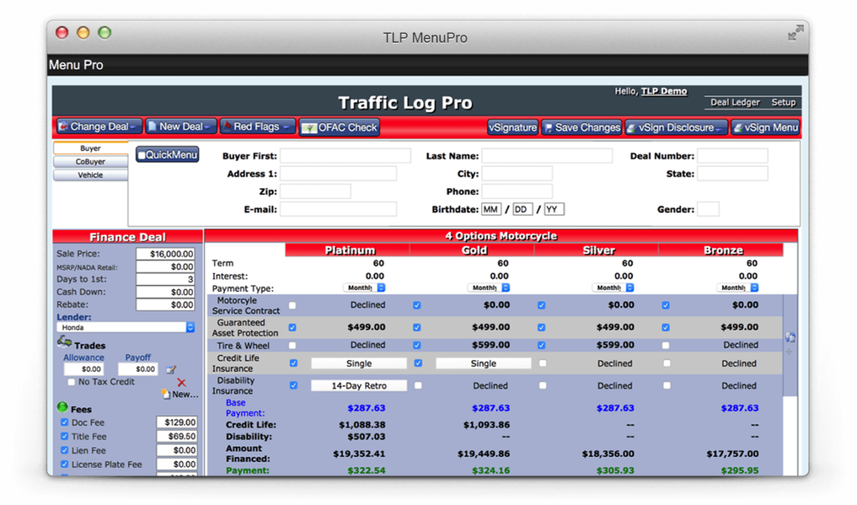 Traffic Log Pro - MenuPro